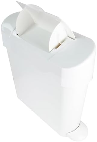 Foot Operated Slimline Sanitary Bin 15L - Narrow Design for Narrow ...