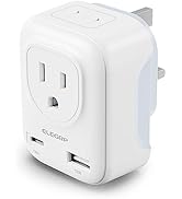 Amazon.com: ELEGRP European Travel Plug Adapter, US to Europe Plug ...