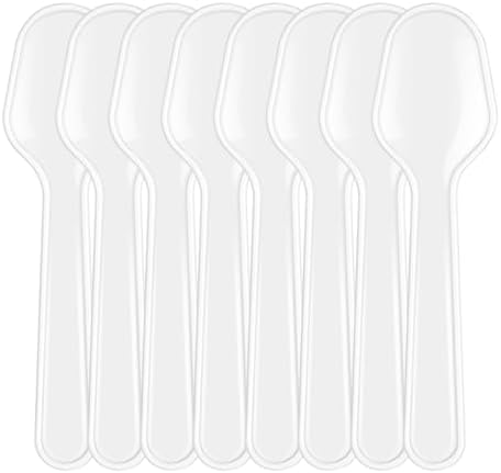 Amazon.com: 500 Pcs Clear Plastic Spoons, 7.5cm/3in Mini Disposable ...