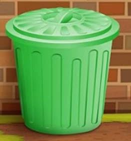 Amazon.com: 12 PCS Green Mini Trash Can Set Lids Mini Garbage Cans Pen ...
