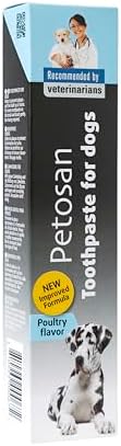Petosan Poultry Flavour Toothpaste for Dogs - Anti-Tartar, Plaque ...