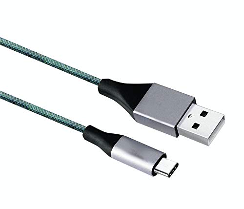 TECHV UD300 USB Braided Data Cable 1.2m Supports 2.4A Data Transmission ...