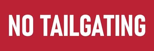 Amazon.com: No Tailgating Bumper Sticker Anti Tailgate Bumper Humpers ...