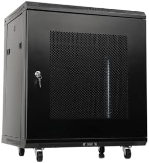 ECUTEE 12HE Netzwerk Server Schrank Netzwerk-Wandschrank 19 Zoll Rack ...