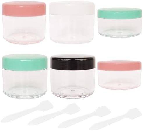 Empty Plastic Cosmetic Jars, Sample Containers mini pots with lids,make ...