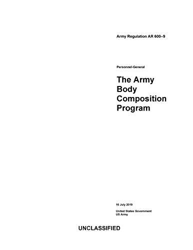 Amazon.com: Army Regulation AR 600-9 The Army Body Composition Program ...