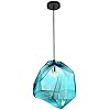 Lovedima Stone 1-Light Mini Colorful Glass Pendant Light Ceiling ...