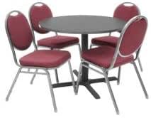 Amazon.com: 36 Inch Round Table and 4 Banquet Stackers Set ...