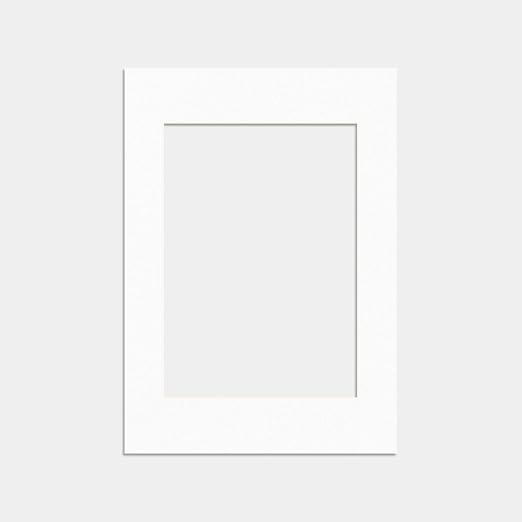 Procut Global A3 White Picture Mounts to Fit A4 Size Photo Mount with ...