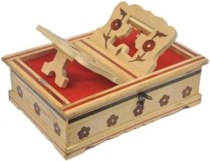 HusNain Handmade Wooden Rehal Full Carving Design Rosewood Rectangular ...