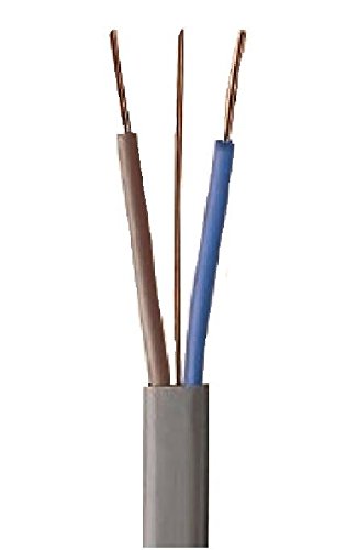 Branded Twin & Earth Cable - 2.5mm x 10 Metres, Grey, 24A, 3 Core, 16 ...