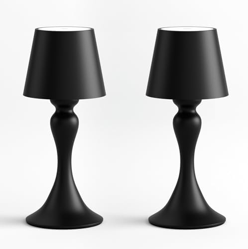 KwatTsz RGB Touch Lamp with Remote, 16 Colors Cordless Table Lamp ...