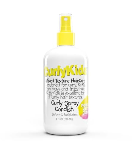 Amazon.com : CurlyKids Curly Spray Condish | Leave-In Conditioner for ...