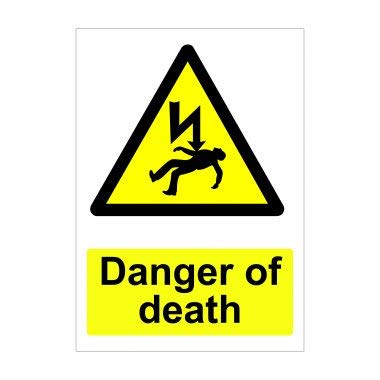 INSHOPFITTING Danger of Death UV Printing with LAMINTION Pasted in ...