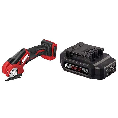 Bundle of SKIL PWR CORE 12 12V Compact Multi-Cutter, Tool Only, Battery ...