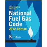 National Fuel Gas Code, 2012 Ed (NFPA 54 ANSI Z223.1): ANSI Z223.1: ...