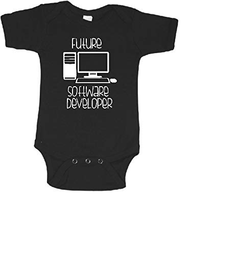 Amazon.com: geek baby Onesie® Nerd Onesie® Future software developer ...