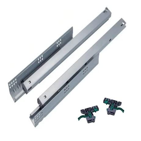 MHS Quadro Telescopic Drawer Channel Slide Runner Bottom Under Mount ...