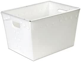 Amazon.com : Box Packaging Inc 23 x 15 x 16" White Space Age Totes ...