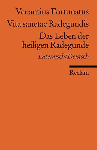 Amazon.com: Vita sanctae Radegundis /Das Leben der heiligen Radegunde ...
