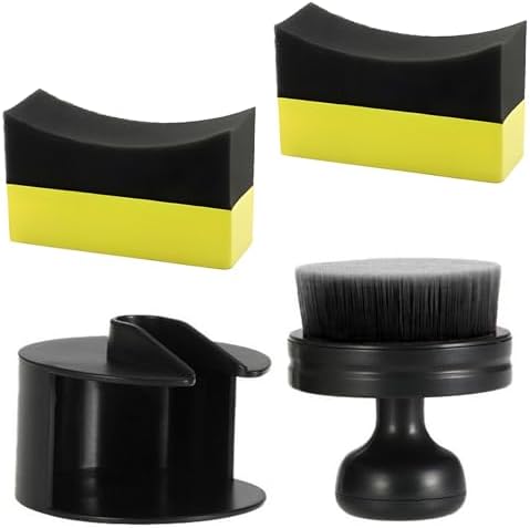 BAGUBDR Tyre Dressing Applicator, Detailing Brushes Car Detailing ...