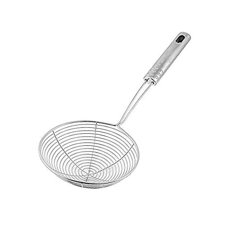 K4U Beezy Stainless Steel Deep Fry Strainer, Silver, Medium : Amazon.in ...