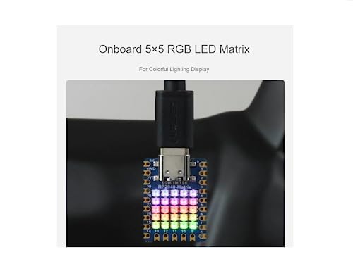 Waveshare RP2040-Matrix Mini Development Board,RP2040 RGB LED Matrix ...