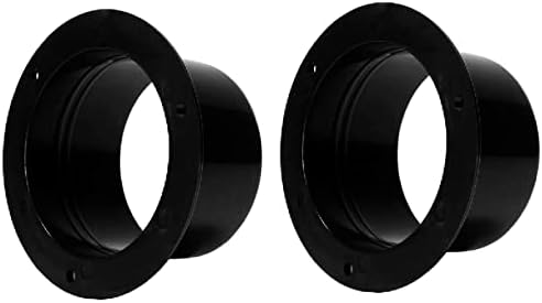 Lot de 2 brides de connecteur de conduit en plastique noir de 7,6 cm ...