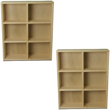 Amazon.com: 2 New Tower Pine Wood DVD Storage Rack - Handcrafted in the ...