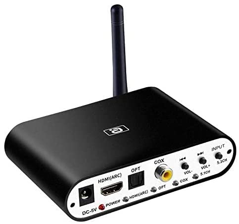 AYINO HDMI ARC Audio Extractor 5.1CH Audio Decoder Bluetooth 5.0 ...