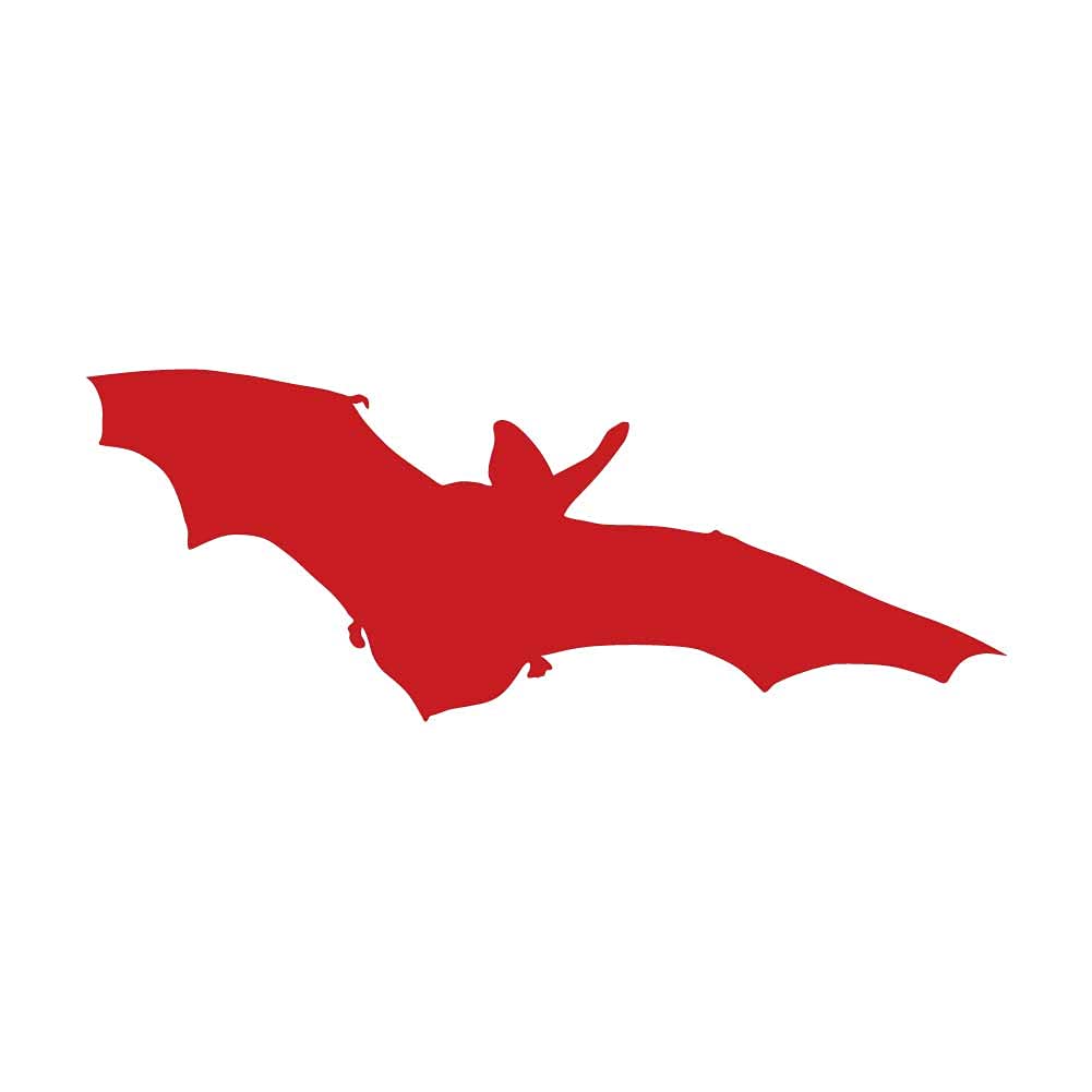 Flying Bat Silhouettes