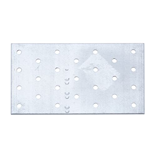 Flat Connecting Joining Plate Galvanised 100x140x2 mm Sleeper Joining ...