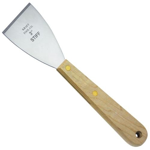 Kraft Tool DW034, 3" Stainless Steel Stiff Scraper with Long Handle ...