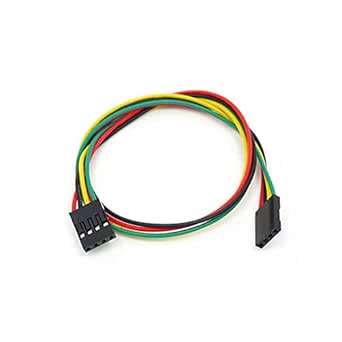 Amazon.com: 4 pin Dual-Female Jumper Wire - 300mm (5 PCs Pack) Female ...