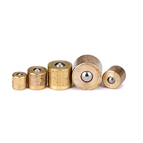 Amazon.com: 5PCS Brass Push Button Oiler Press Fit Ball Oil Grease Cup ...