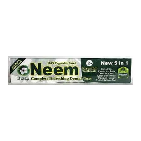 Amazon.com: Neem Essential Toothpaste New 5 in 1 100% Fluoride Free ...