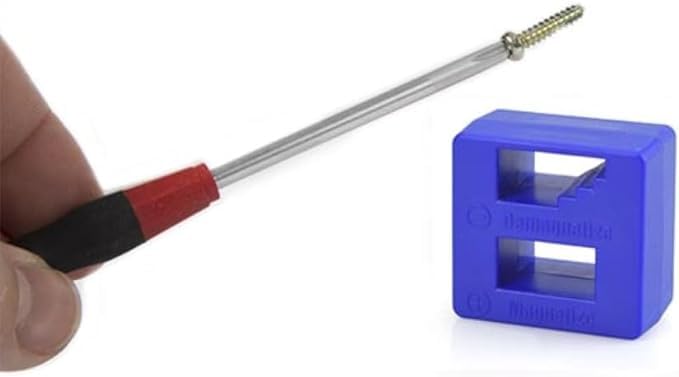 ASTRECA Magnetiser and Demagnetiser Tool, Multi-Colour,2 in 1 Pocket ...