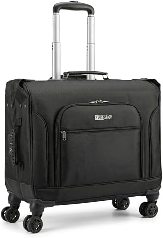 Amazon.com | STUFFSTASH Rolling Garment Bag Carry On with Wheels ...