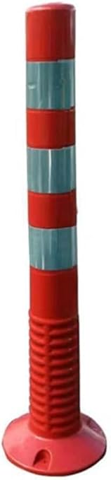 Amazon.com: UYCVT Safety Bollard Plastic Traffic Post with Reflective ...