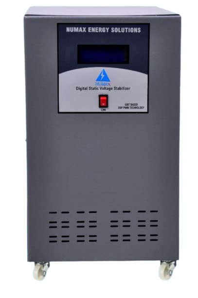 Numax 3 KVA 1 Phase Static Voltage Stabilizer for Home Office Heavy ...