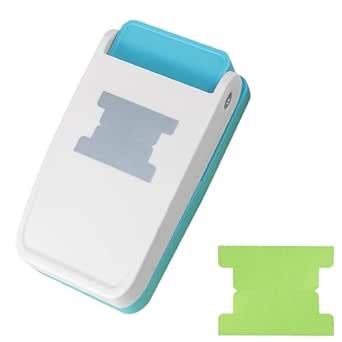 Amazon.com : File Tab Punch for Crafting Shapes Tab Punch Craft Paper ...