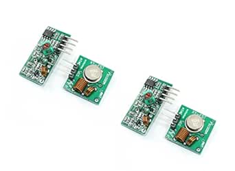xcluma 433 Mhz Rf Transmitter + Receiver Module Link Kit For Arduino ...
