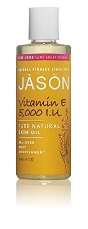 Amazon.com : Jason Skin Care Vitamin E Oil 5,000 I.U. 4 fl. oz. Pure ...