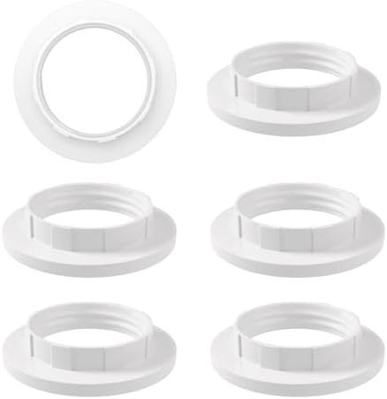 6 Piece Lampshade Reducer Ring E14 Screw Collar Ring 28MM, Lampshade ...