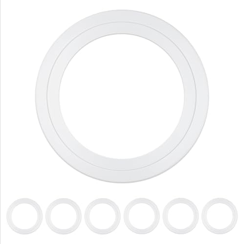 6-Pack Goof Ring for 6 Inch Canless Slim Recessed Lights, Beveled ...