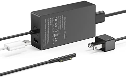 Amazon.com: 65W Surface Pro Charger Compatible with Microsoft Surface ...
