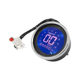 Amazon.co.jp: Motorcycle Speedometer Motorcycle Speedometer Digital ...