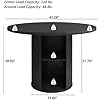Amazon.com - weselon 47 inch Round Dining Table for 4, Kitchen Table ...