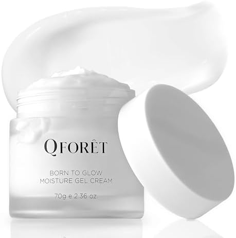 QFORET Korean Skincare Vegan Hydrating Gel Cream for Oily Dehydrated ...