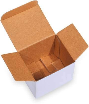 ZAARR Packaging 3Ply White 6.5x4x3 Inches Corrugated Boxes Of 50 For ...